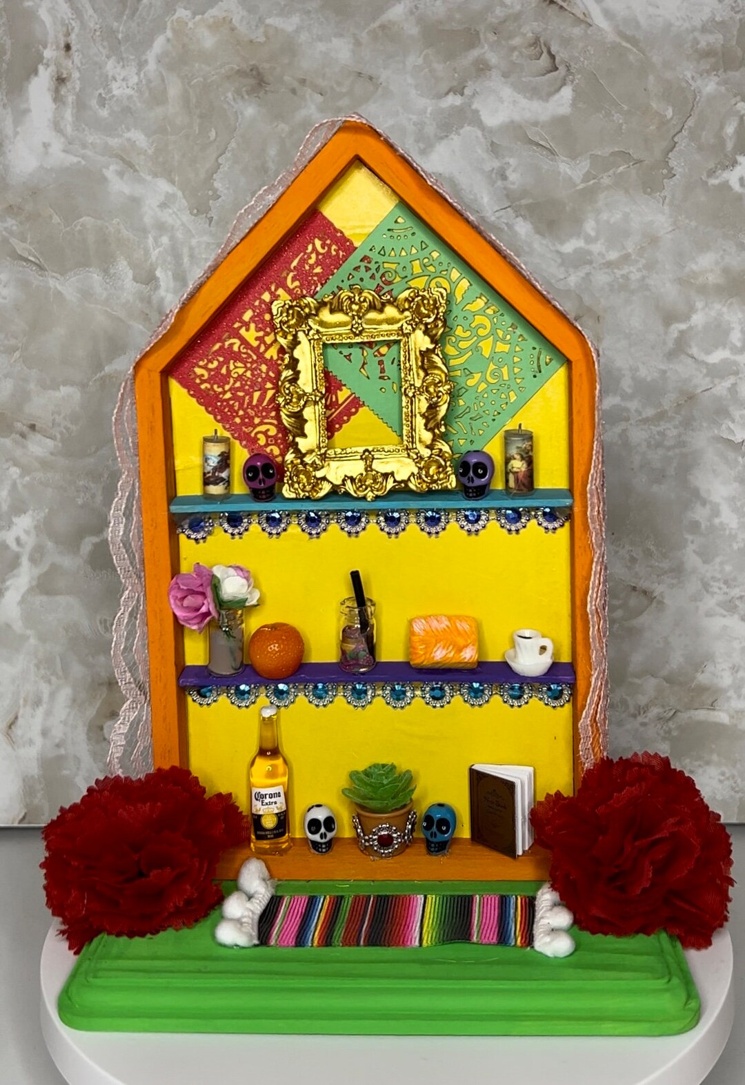 Coco the Book of Life Day of the Dead Dia De Los Muertos Nicho Ofrenda ...