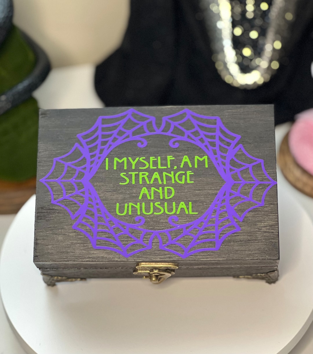 Beetlejuice Gothic Trinket Box Goth Gift Halloween Jewelry Box - Etsy