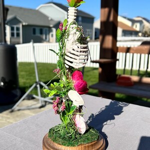 Gothic Decor Flowers Skeleton Bouquet Bone Floral Torso - Etsy