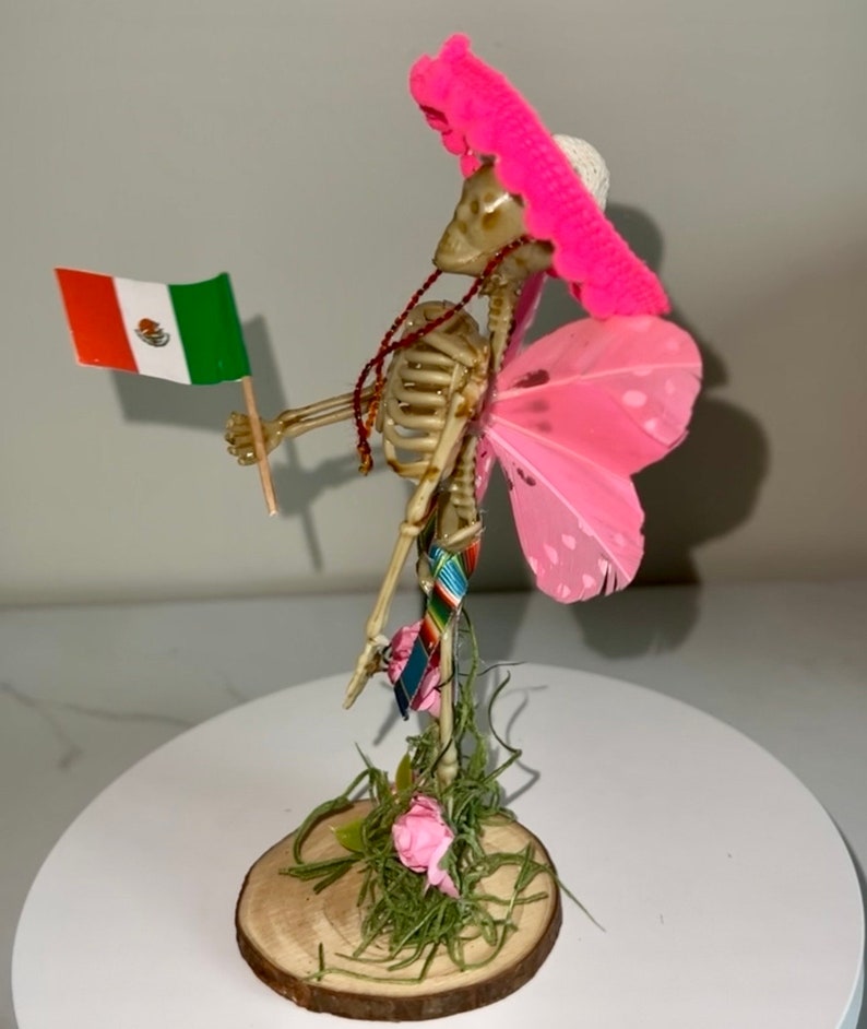 Gothic Mexican Skeleton Goth Fairy Day of the Dead Gift Centerpiece Dia ...