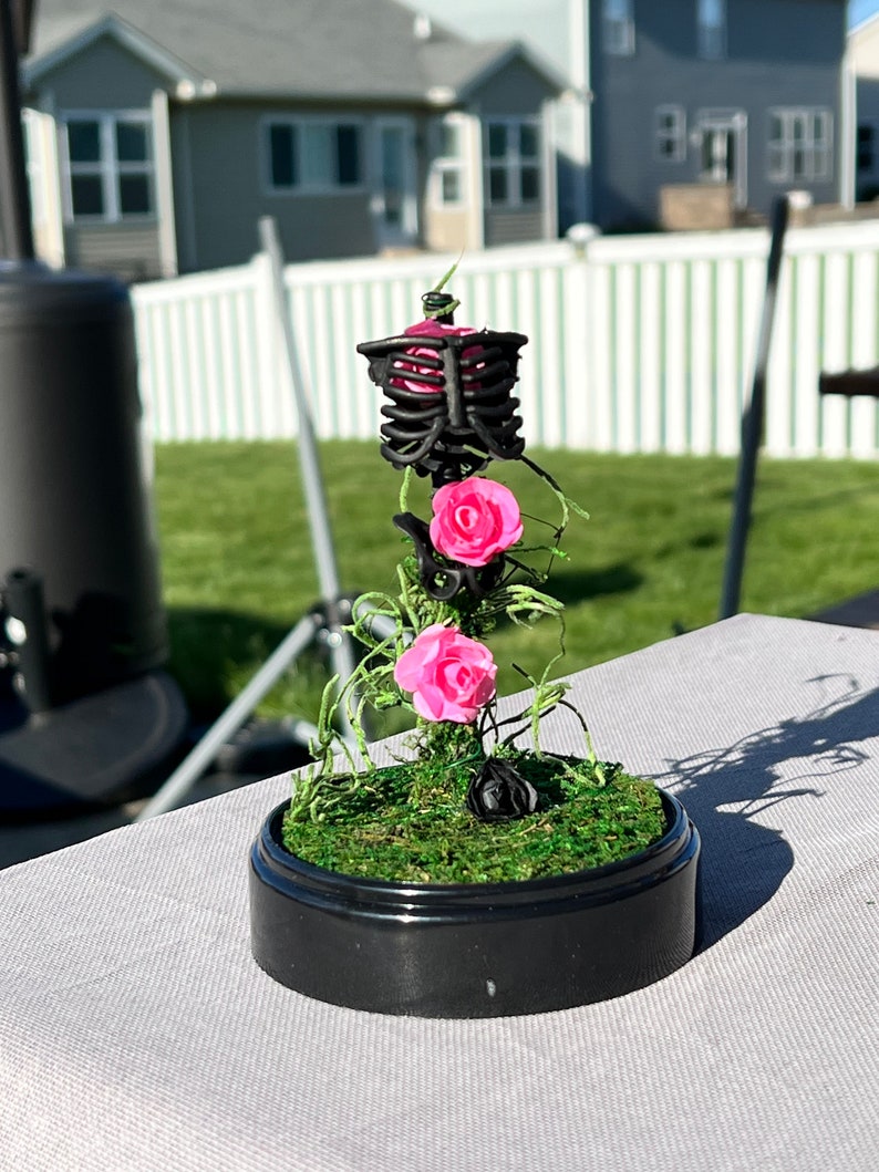 True Love Never Dies Skeleton Rib Cage Decoration Gothic Decor Goth ...