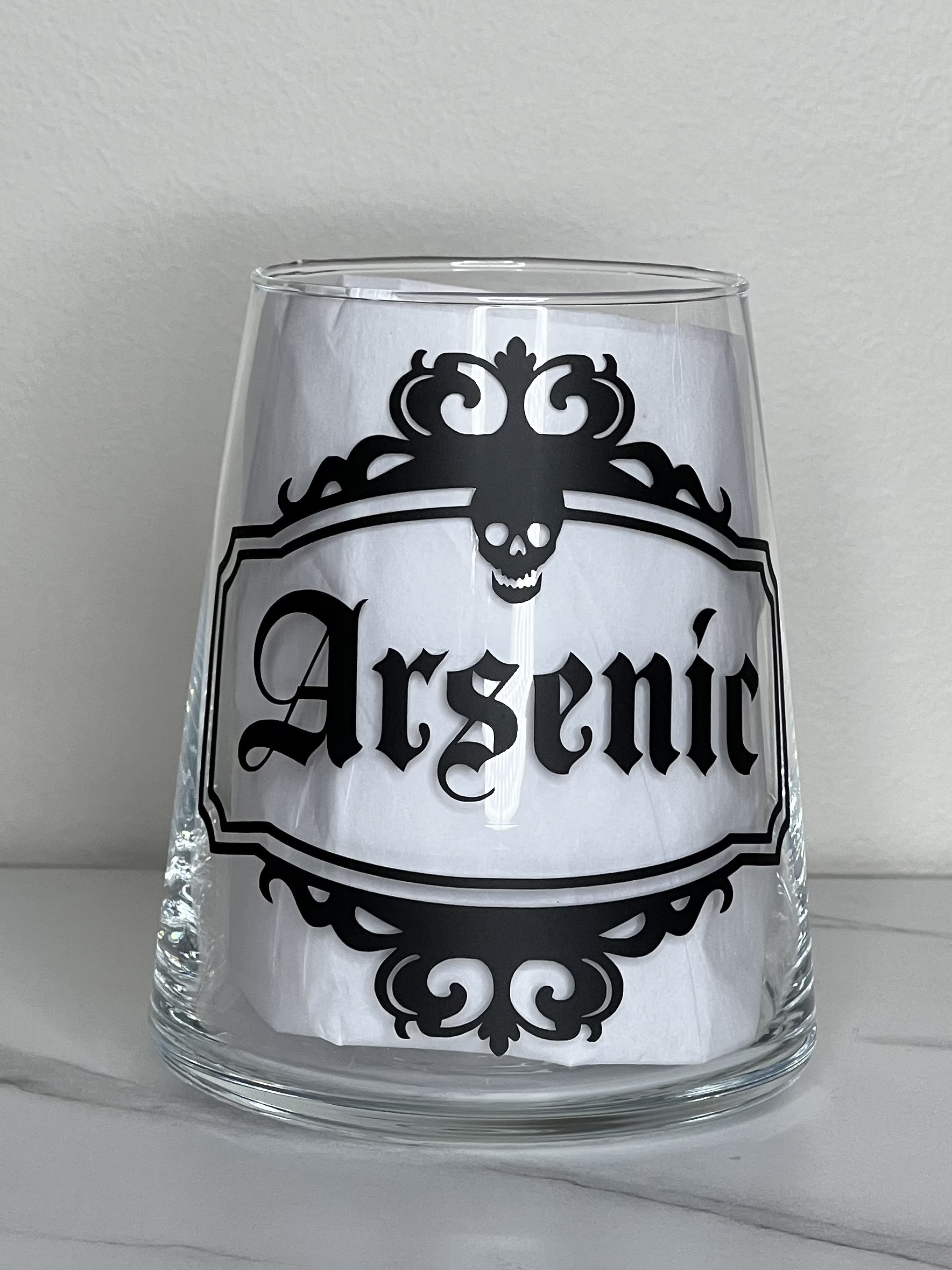 Pick Your Poison Vinyl Barware Drink Wine Glasses - Etsy