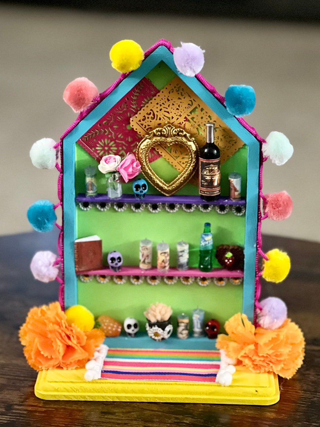 Coco the Book of Life Day of the Dead Dia De Los Muertos Nicho Ofrenda ...