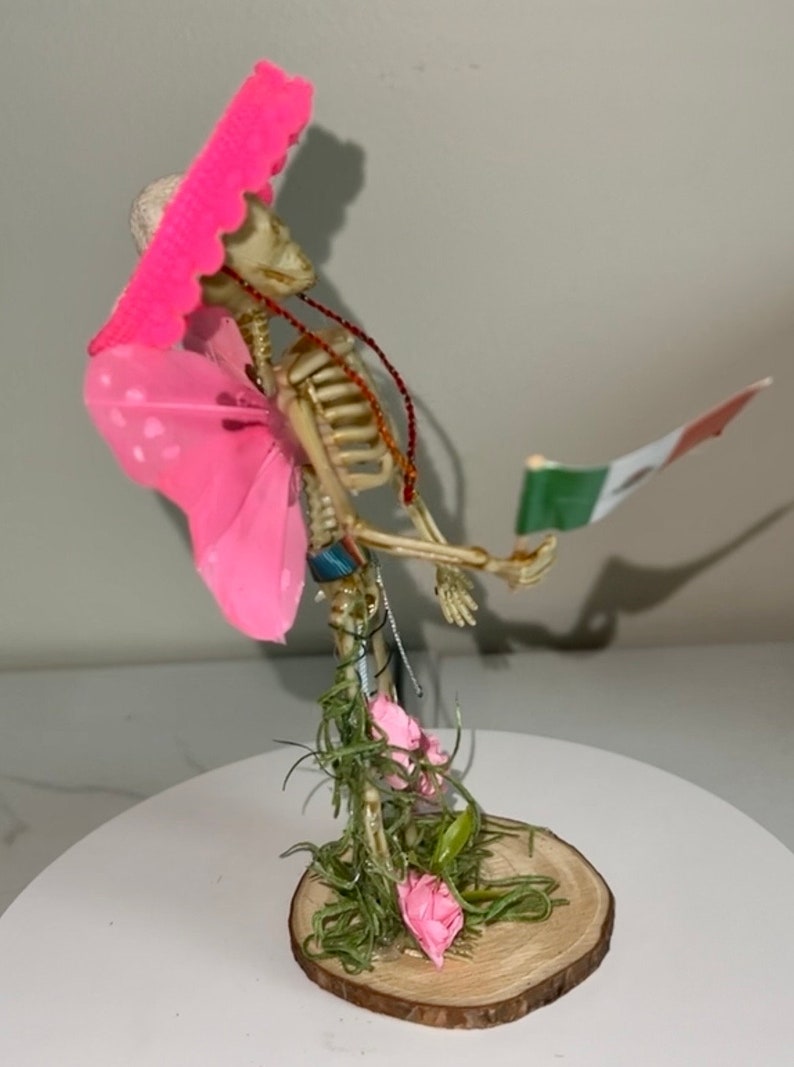 Gothic Mexican Skeleton Goth Fairy Day of the Dead Gift Centerpiece Dia ...