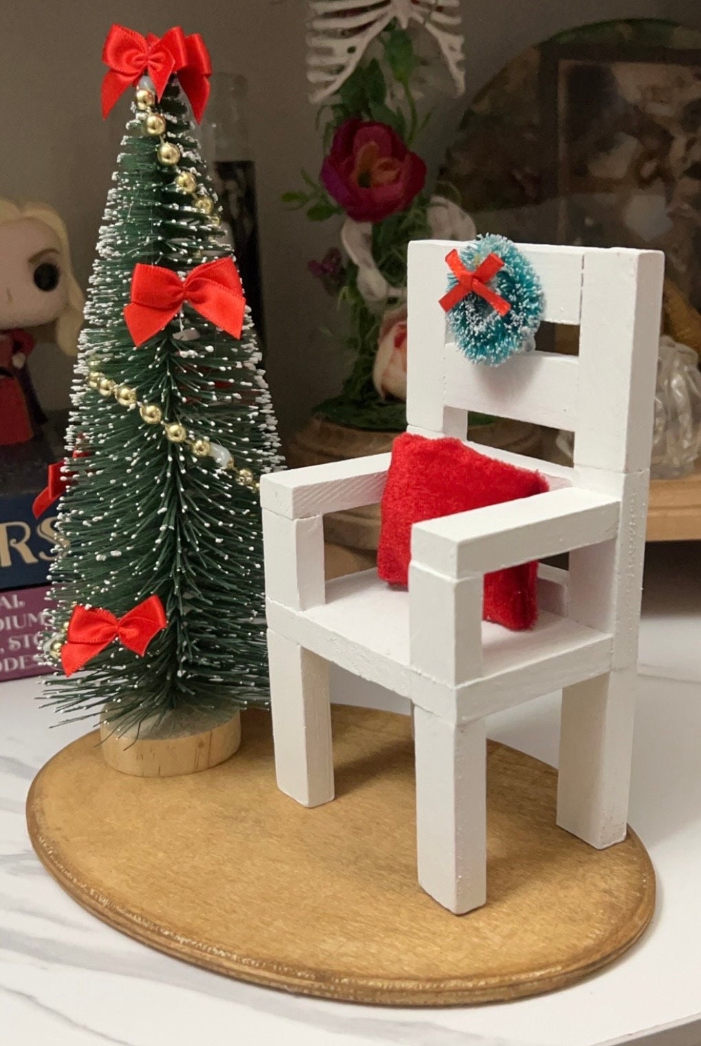 Christmas in Heaven Empty Chair Memorial Sympathy Gift Ornament and ...