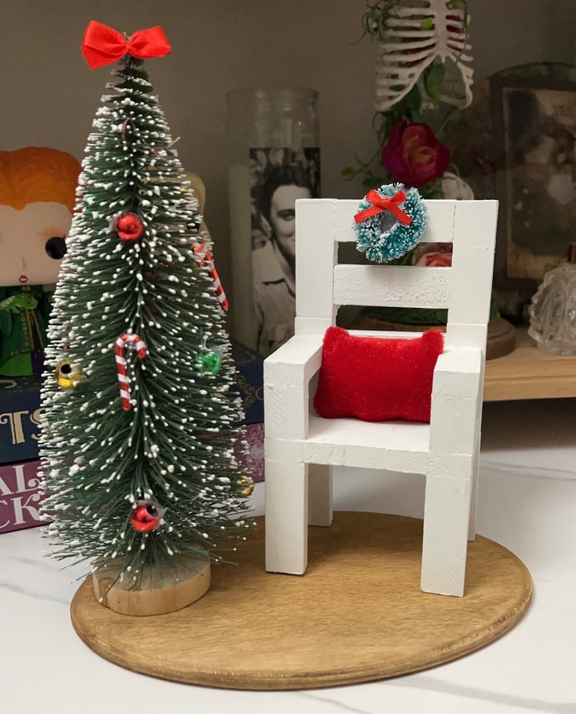 Christmas in Heaven Empty Chair Memorial Sympathy Gift Ornament and ...