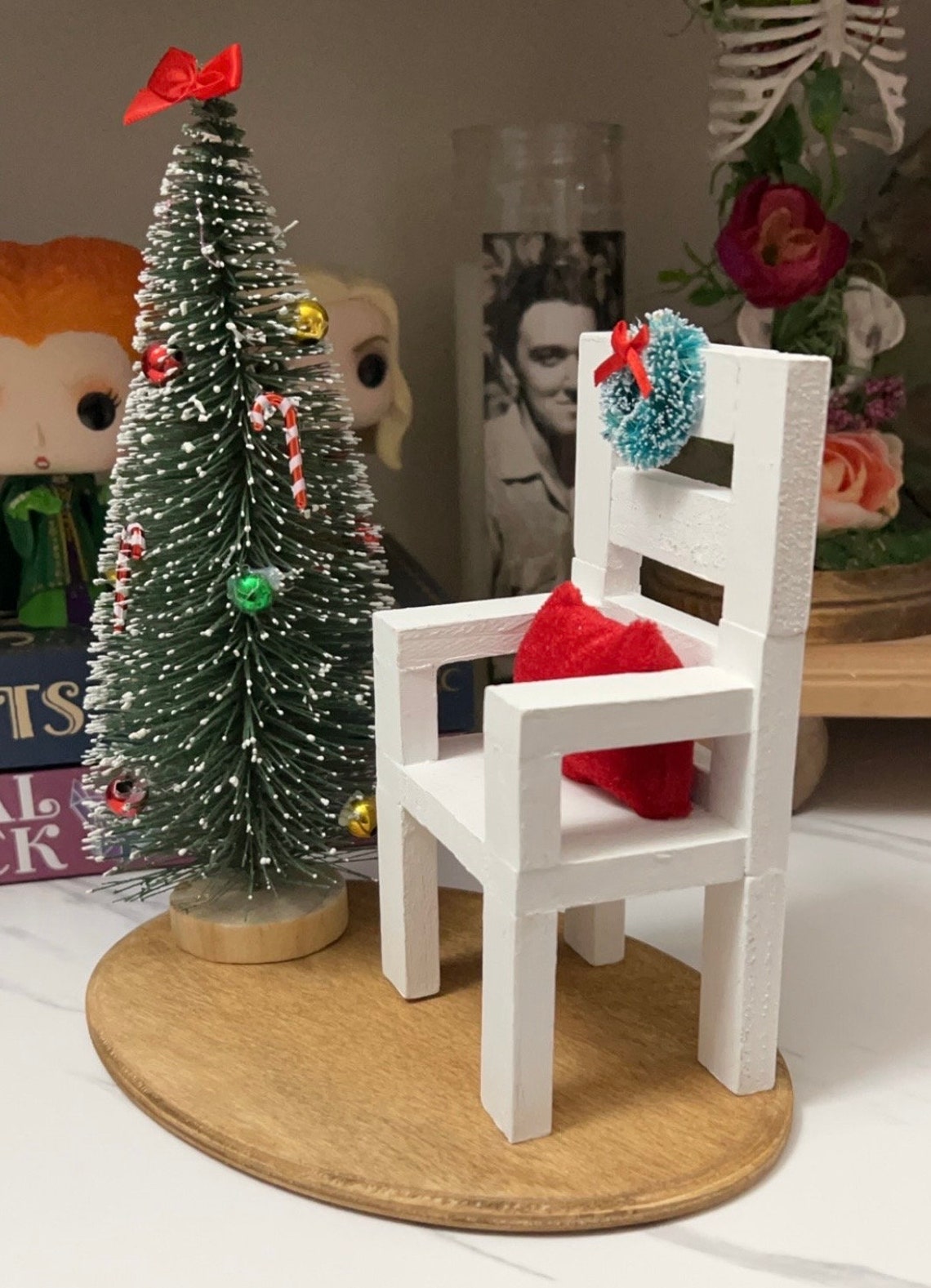 Christmas in Heaven Empty Chair Memorial Sympathy Gift Ornament and ...