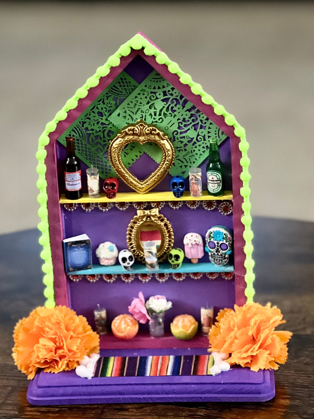 Coco the Book of Life Day of the Dead Dia De Los Muertos Nicho Ofrenda ...