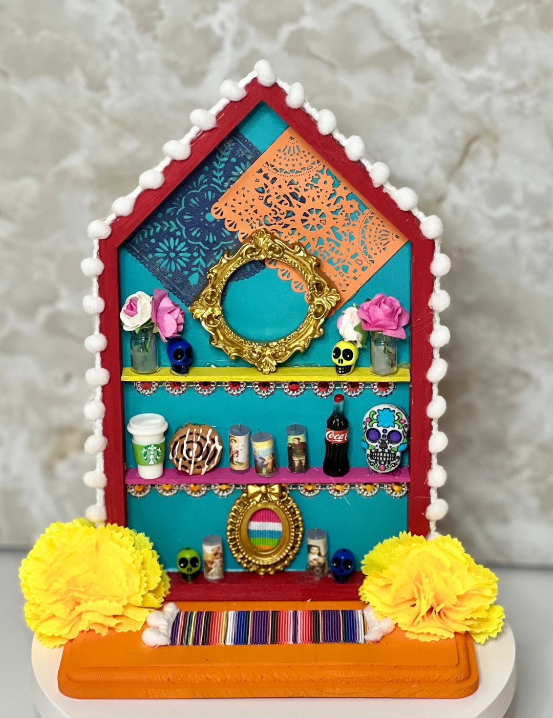 Coco the Book of Life Day of the Dead Dia De Los Muertos Nicho Ofrenda ...