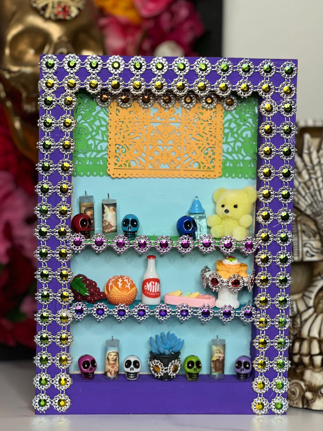 Coco the Book of Life Day of the Dead Dia De Los Muertos Nicho Ofrenda ...