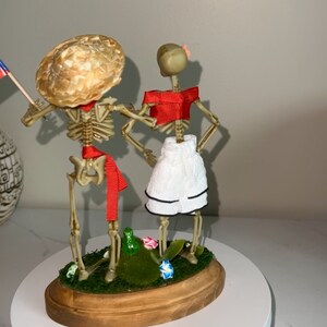 Puerto Rican Skeleton Couple Gothic Boricua Skull Decoration Goth Taino ...