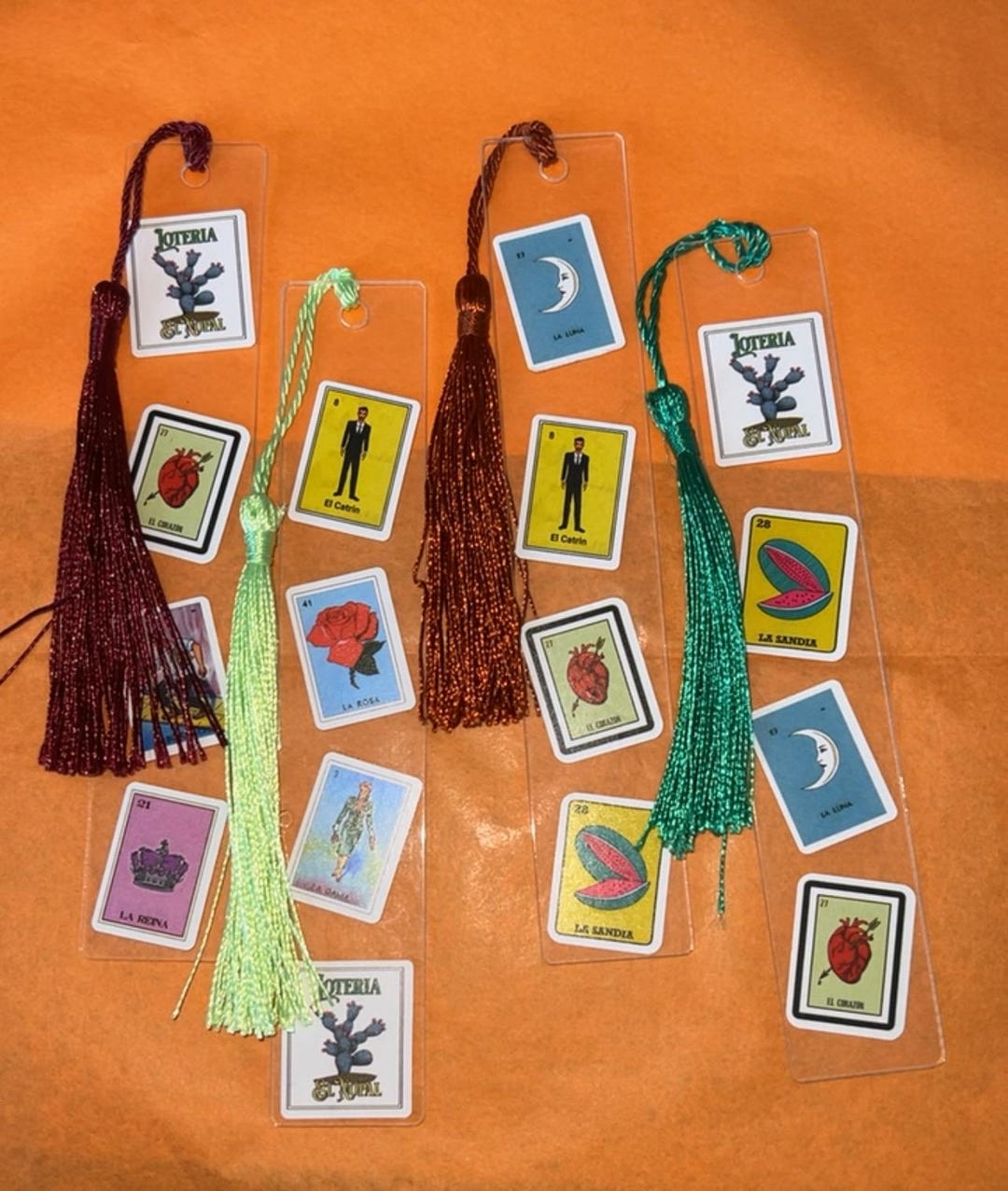 Loteria ORIGINAL DECK Acrylic Bookmarks Reading Book Club Readers ...