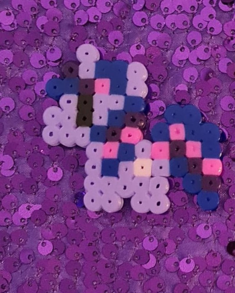 My Little Pony Perler Bead Keychains & Magnets | Etsy