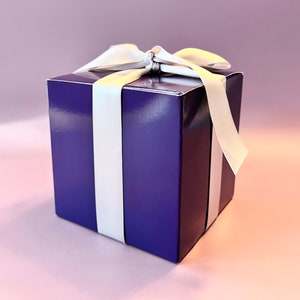 5 Boxes - Purple Gift Box 4x4x4 Inch Cube Boxes for Gift Gifting ...