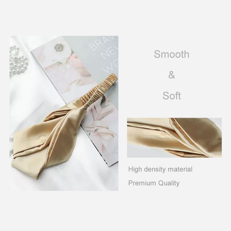 Sleep Eye Mask Gold Silk Satin in Clear Top Lid Box - 4pc Set - Etsy