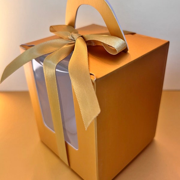 Gold Cupcake Box - Etsy