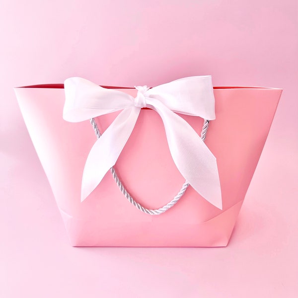 Pink Paper Bags - Etsy