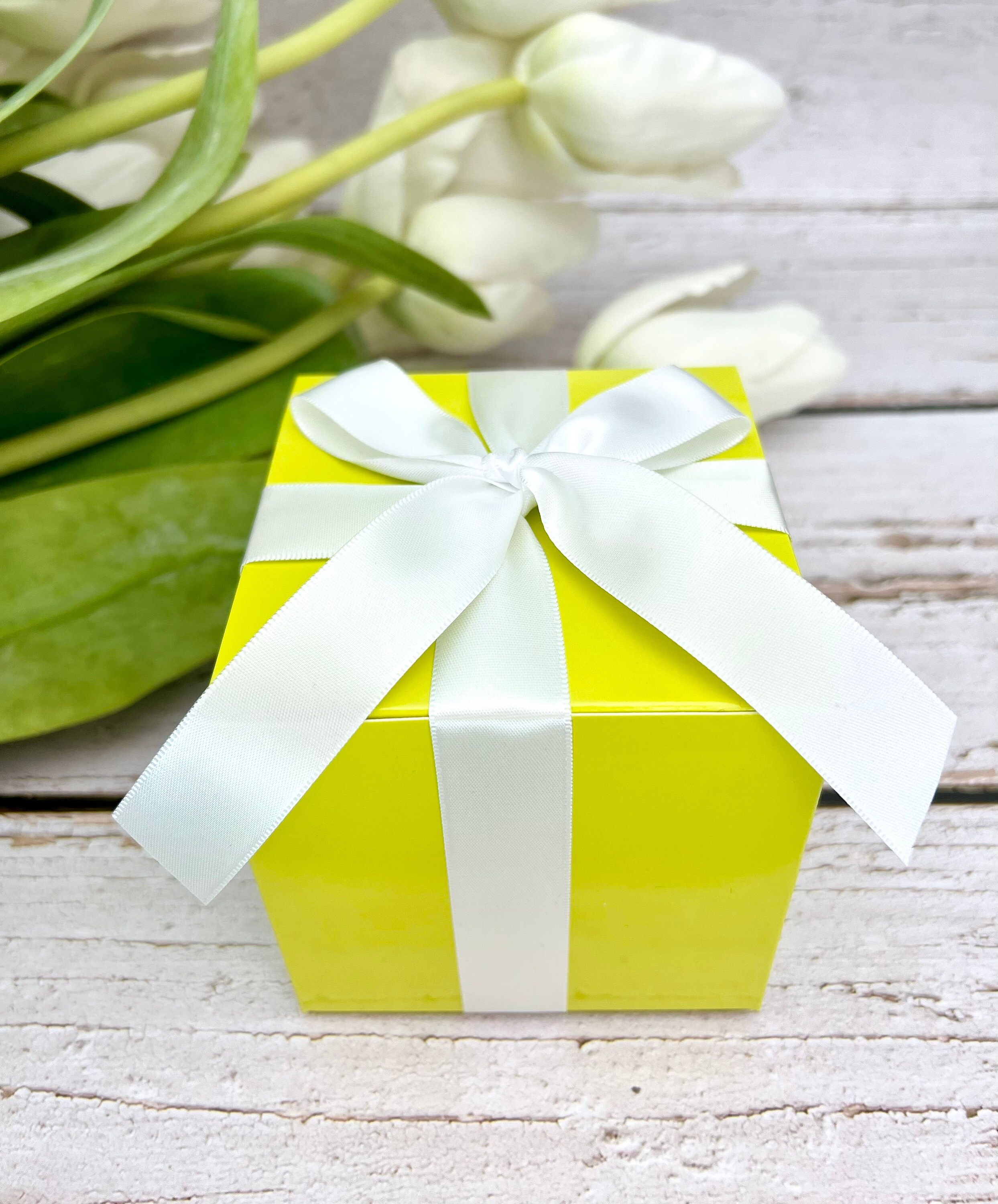 Lime Green Gift Boxes: 4x4x4 Favor Boxes (set of 4) - Etsy
