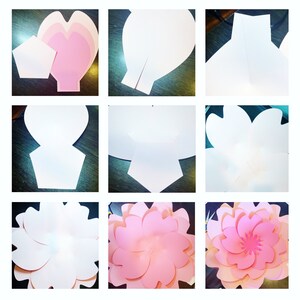 Cherry Blossom Template SVG Paper Flower, PDF Spring Blossom, Printable ...