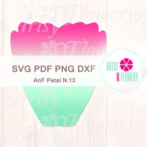 SVG Paper Flower Template, Svg Png Dxf Paper Flowers, Diy Backdrop ...