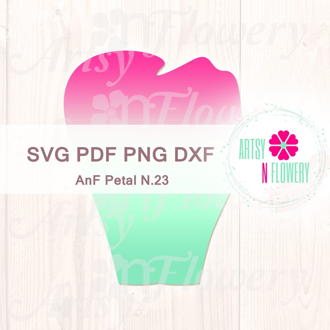 Paper Flower SVG Cricut Flower Design, PDF Flower Petal Svg, Paper ...