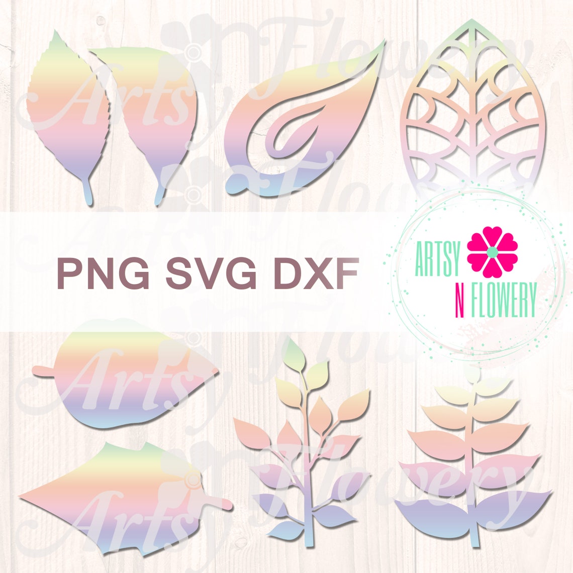 Leaves SVG Leaf Template for Cricut Paper Flower Leaves - Etsy Canada
