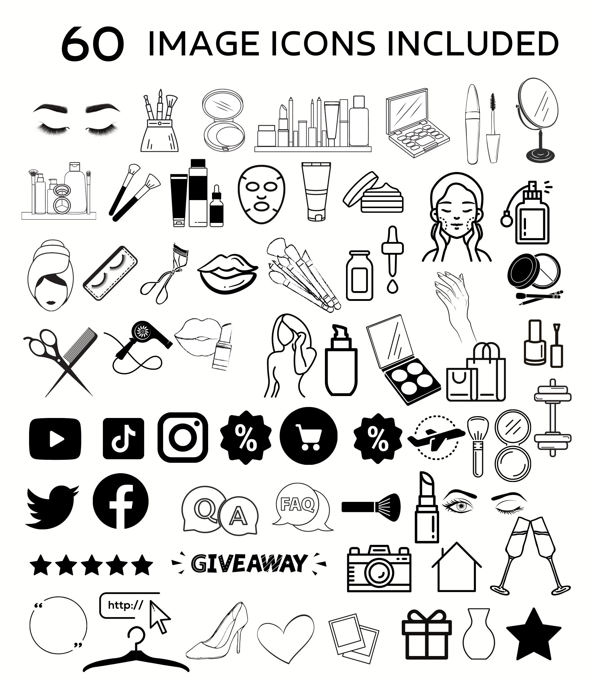 100 Instagram Story Highlight Icons Black white Marble Beauty Etsy 100-instagram-story-highlight-icons-black-white-marble-beauty-etsy