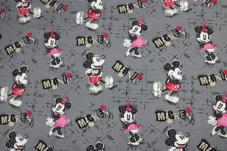 Minnie Mouse Collection 4 colors 1 Meter Medium Thickness | Etsy