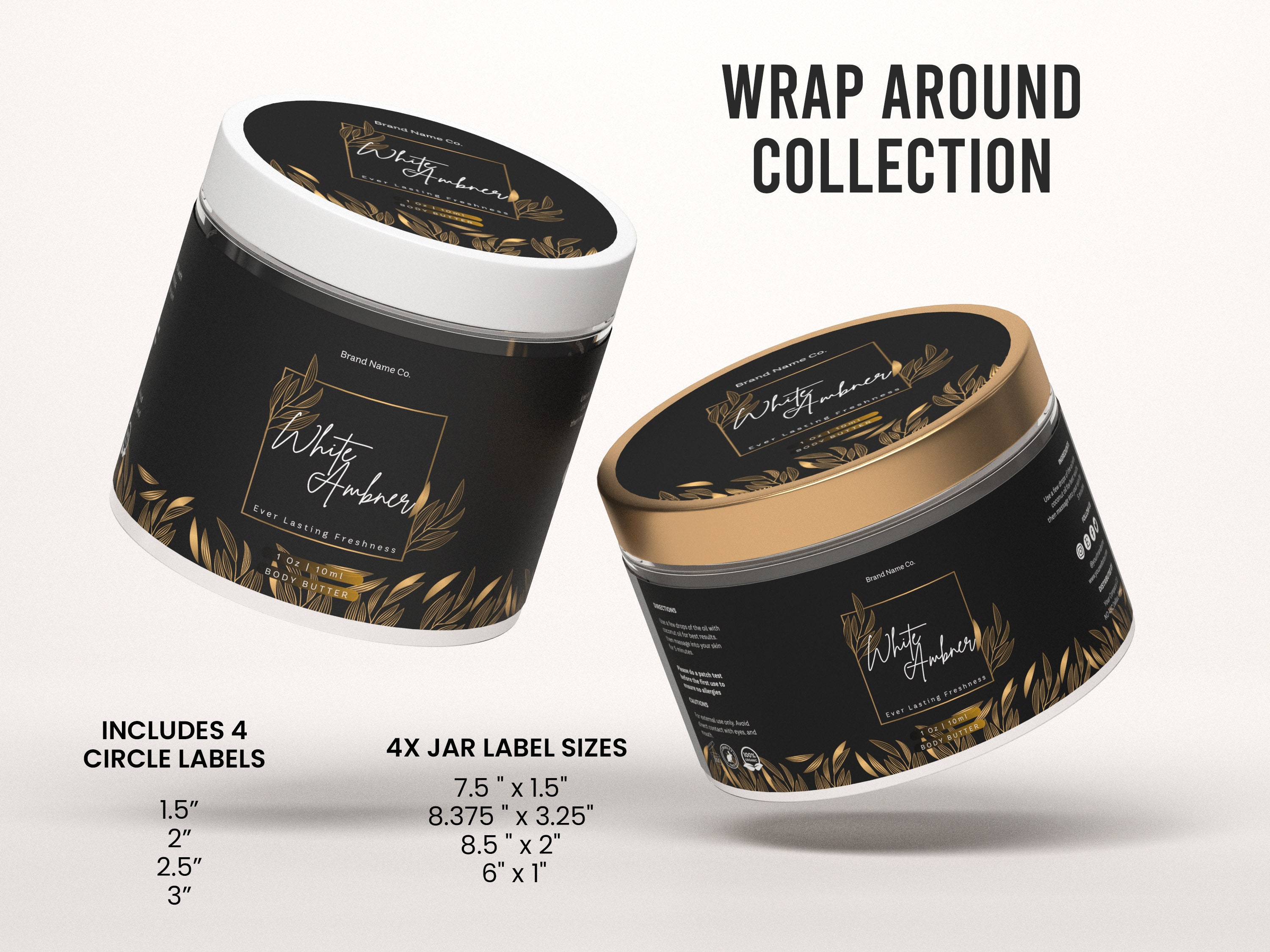 DIY Editable Body Product Labels CANVA DIY Cosmetic Labels - Etsy