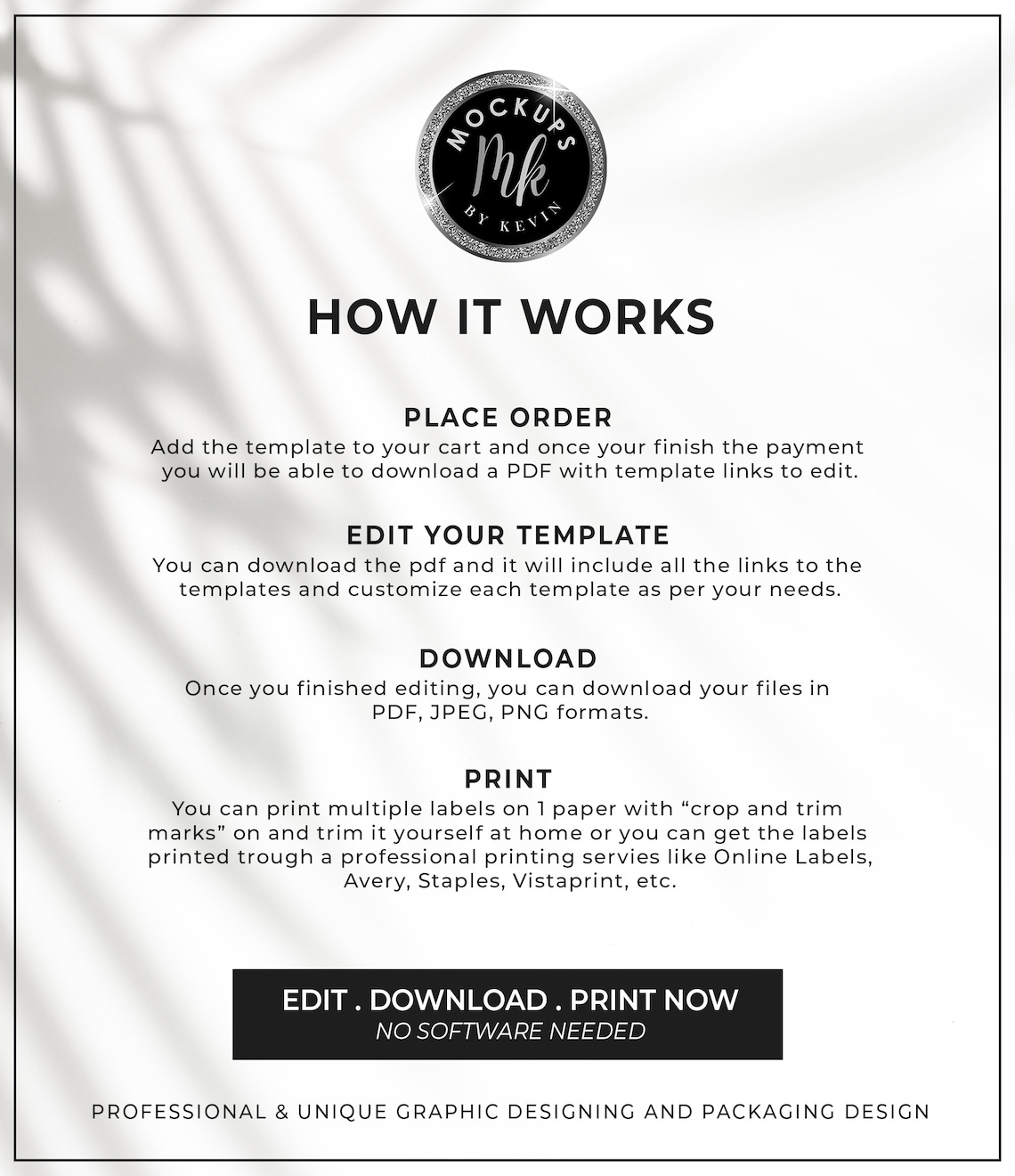 DIY Editable Body Product Label Body Butter Label Custom - Etsy