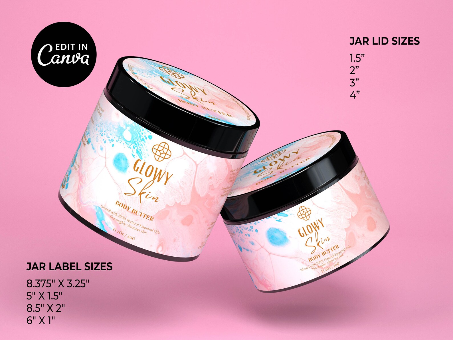 Rose Printable Skin Care Product Label Template - Etsy