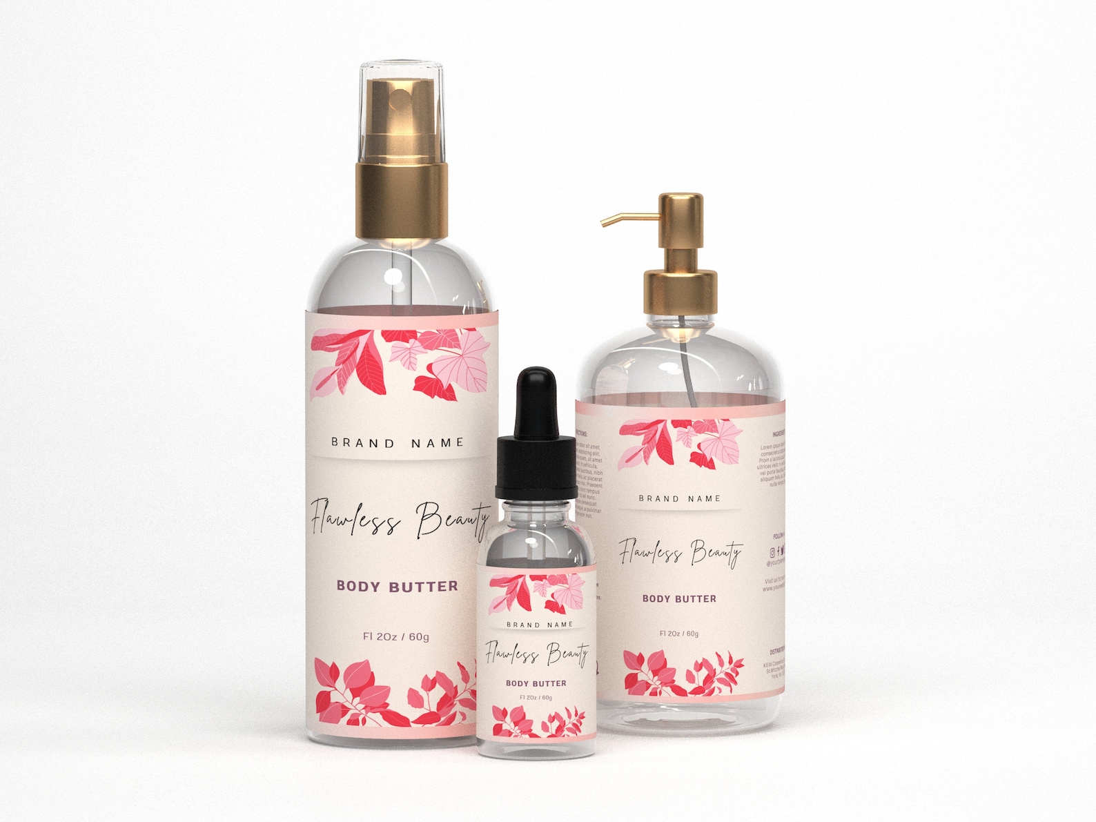 DIY Printable Skin Care Product Label Template Personalisable - Etsy