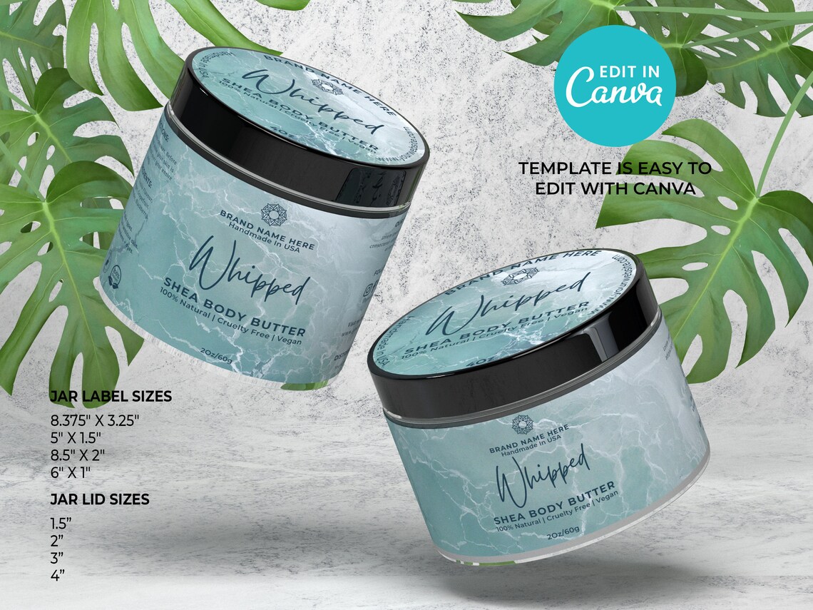 DIY Editable Skincare/cosmetic Label Collection Shampoo - Etsy