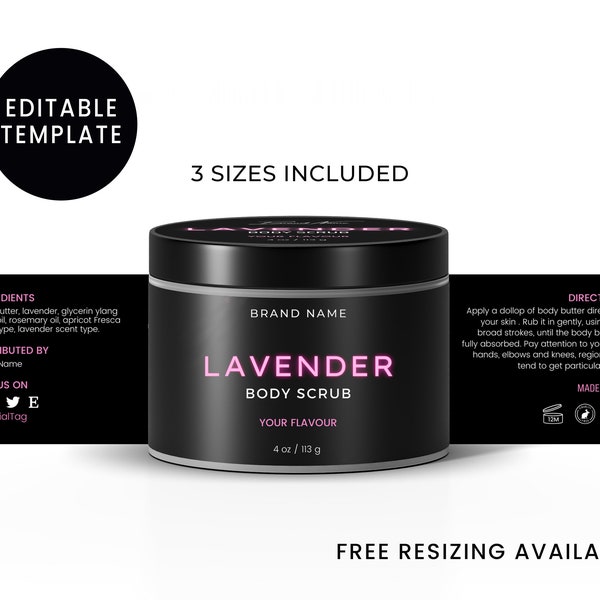 Body Butter Labels - Etsy