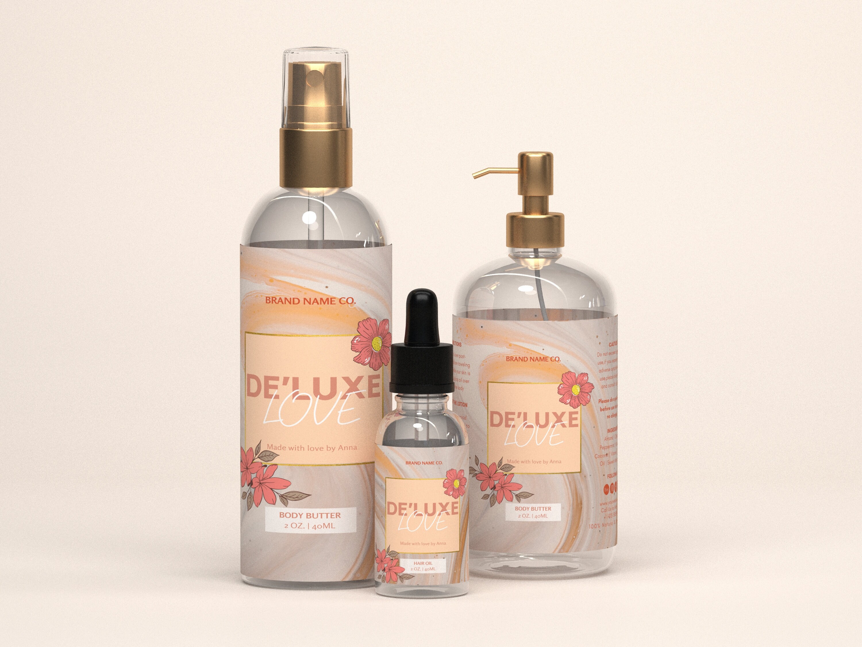 Printable Product Labels Editable Cosmetic Labels Label - Etsy