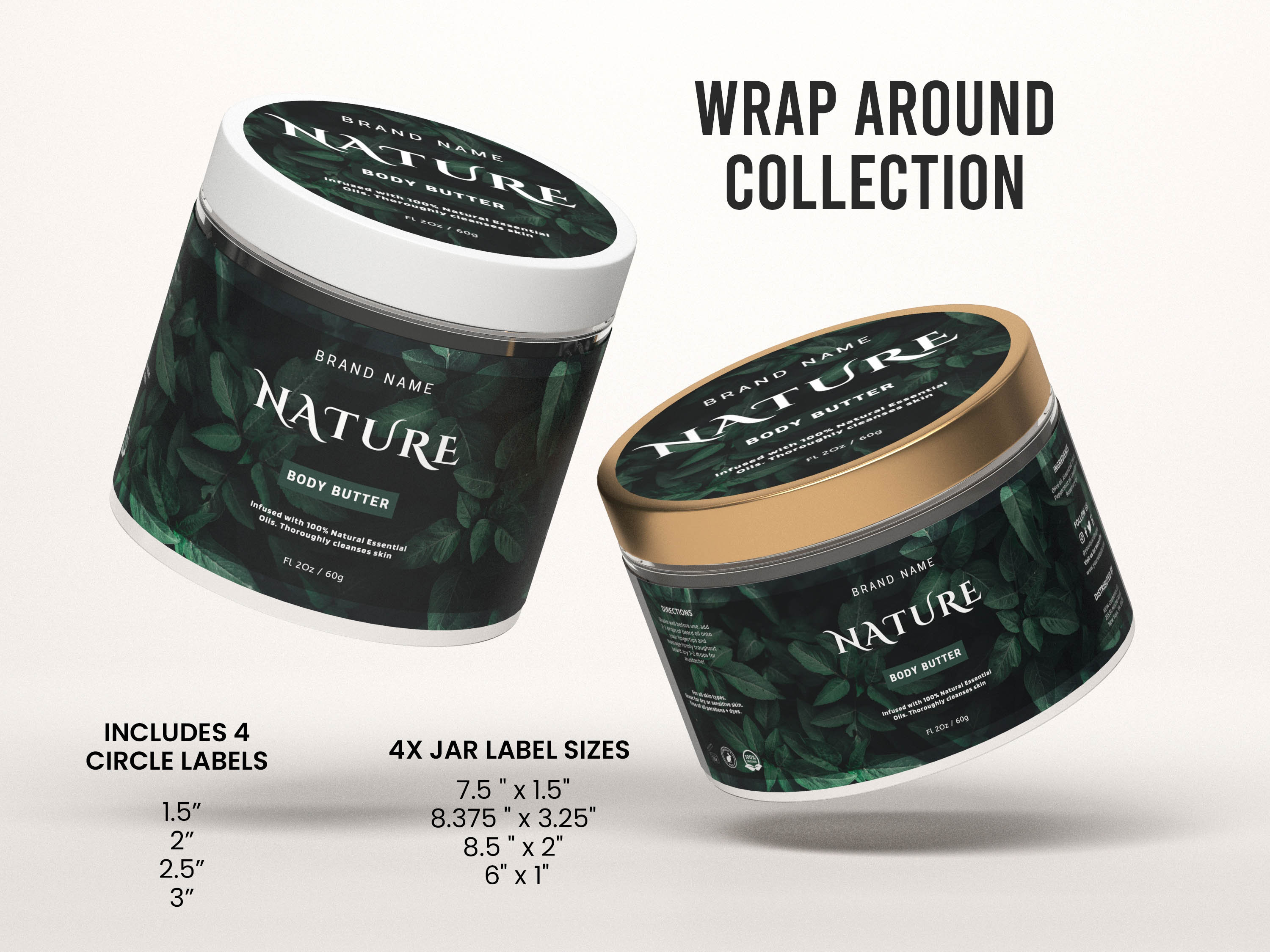 DIY Printable Skin Care Product Label Template Personalisable - Etsy