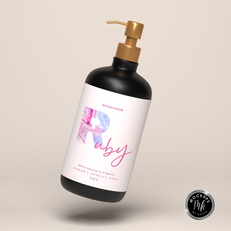 Printable Skin Care Product Label Template Personalisable | Etsy