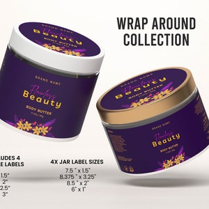 Printable Skin Care Product Label Template, Personalisable Hair Oil ...