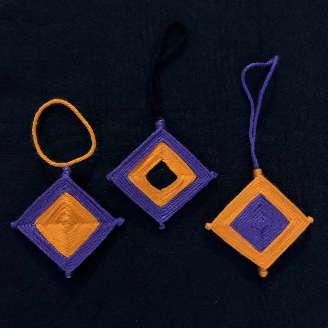 Handmade Ornament OJO DE DIOS, God S Eye, Symbol of Blessings (dia De ...