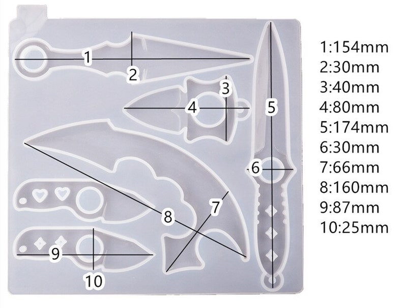 Self Defense Resin Molds - Etsy