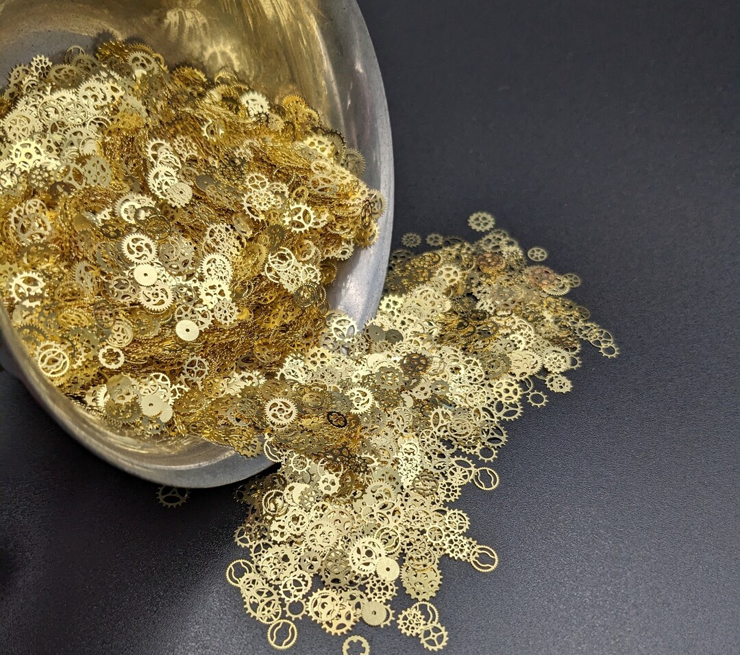 120pcs Mixed Steampunk Cogs Gear Clock Charm Resin Jewelry Fillings - Etsy