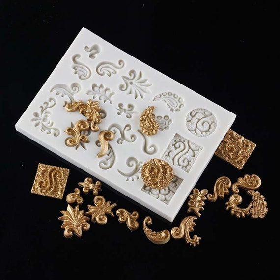 Filigree Various Shapes DIY Resin Jewelry Mold | Etsy