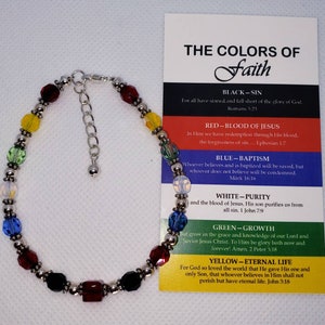 Austrian Crystal Salvation Faith Bracelet With Sterling Silver - the ...