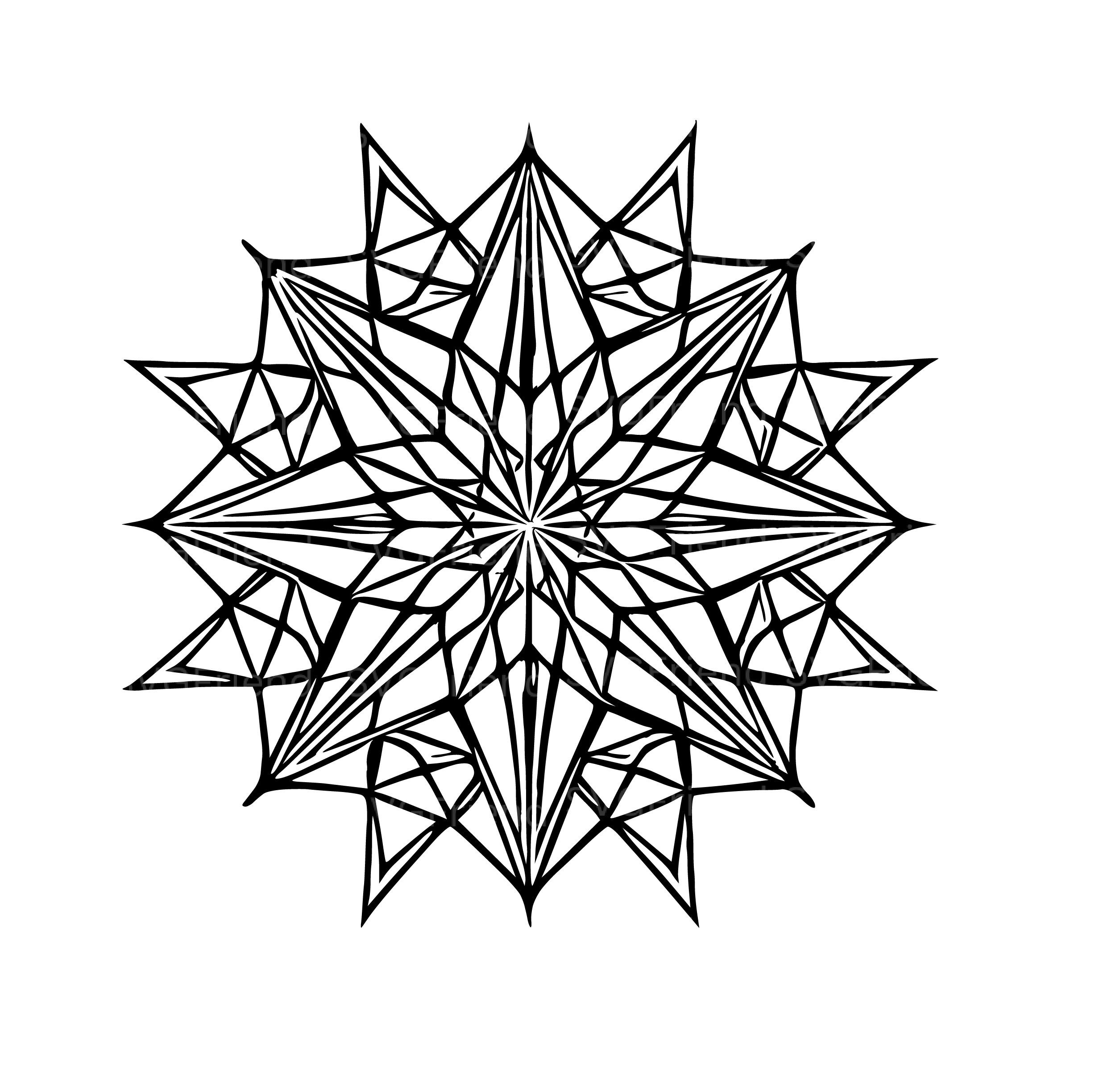 Unique Geometric Shape SVG, Vector, PNG, DXF, Pdf, Png, T-shirt Design ...