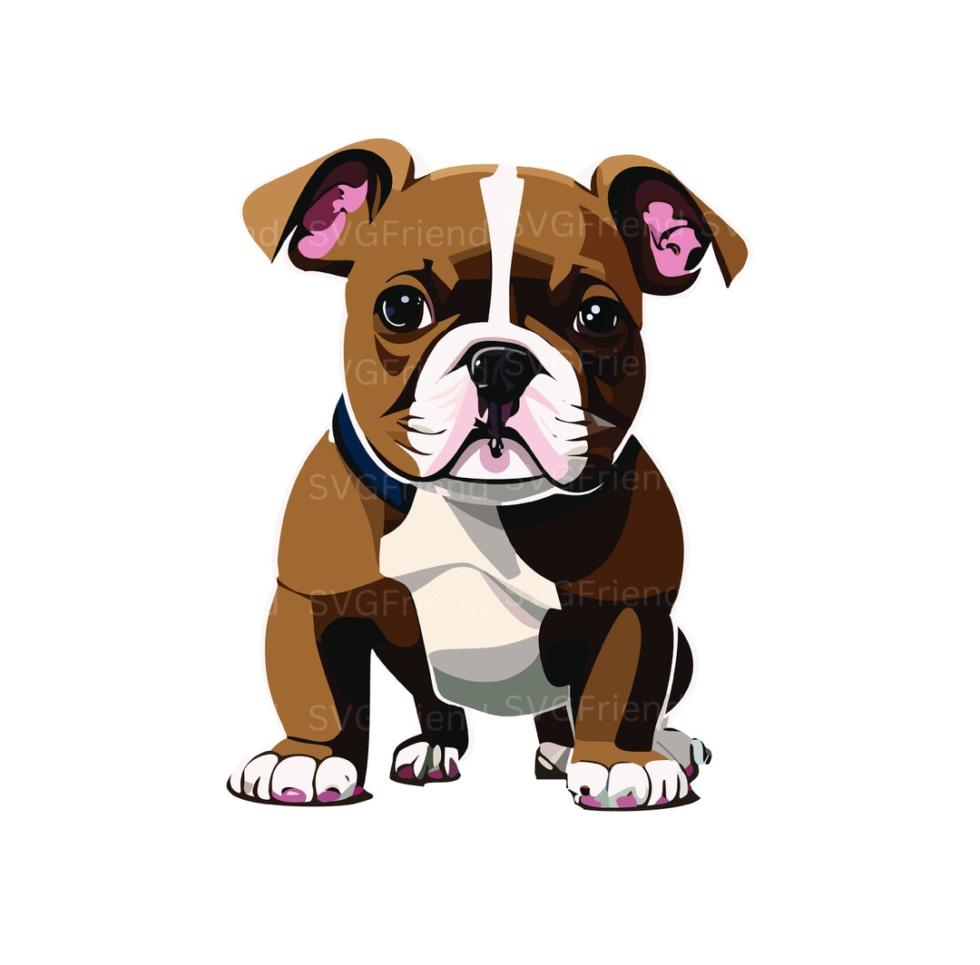 American Bulldog SVG, Vector, PNG, DXF, Pdf, Png, T-shirt Design, Dog ...
