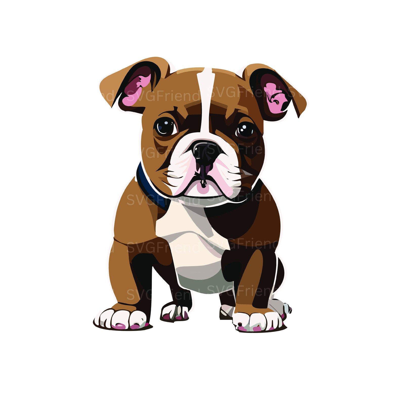 American Bulldog SVG, Vector, PNG, DXF, Pdf, Png, T-shirt Design, Dog ...
