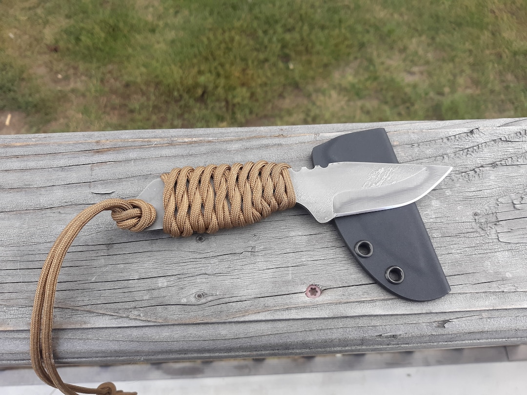 Paracord Wrap Handle 1095 Knife - Etsy