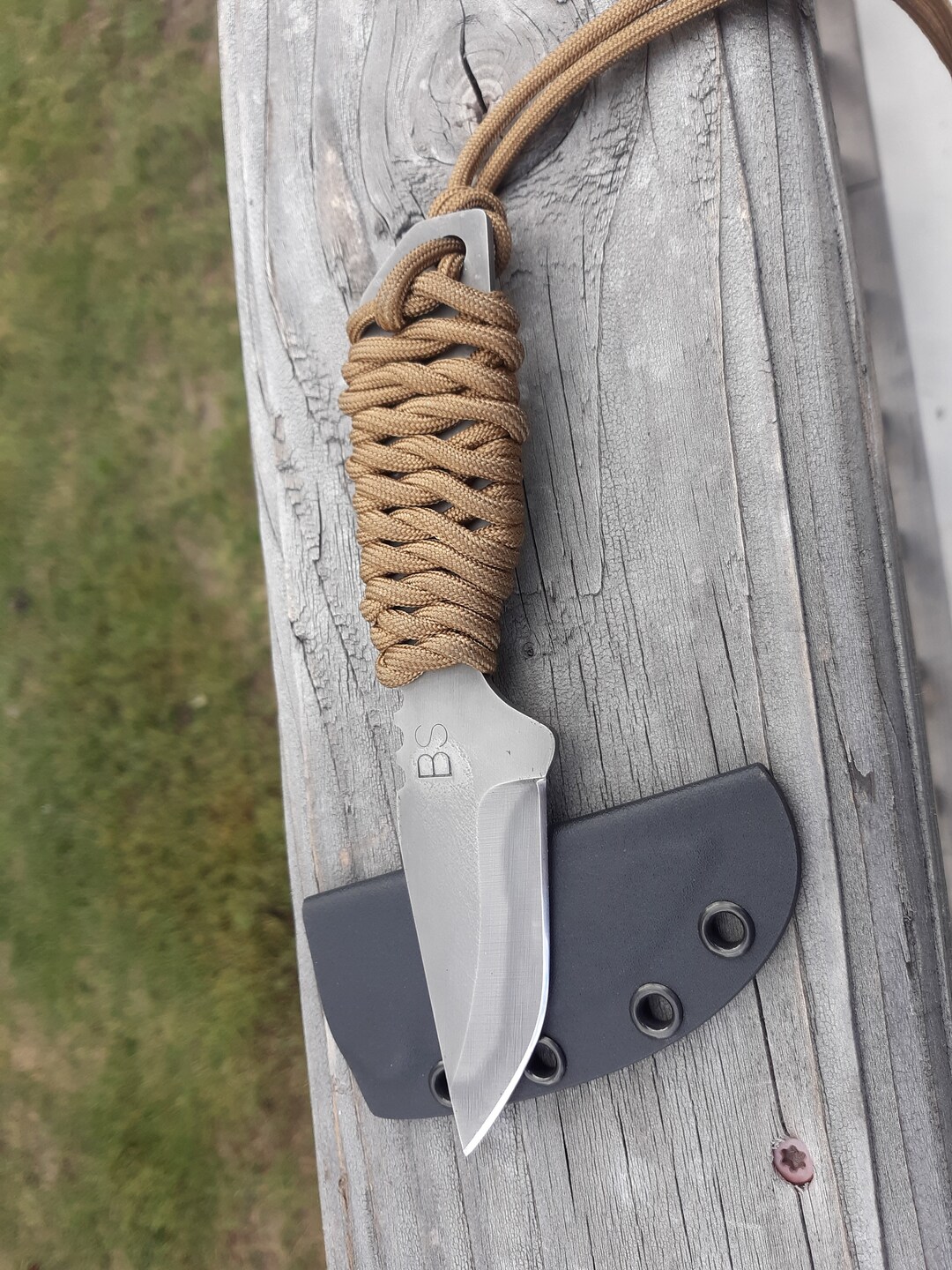 Paracord Wrap Handle 1095 Knife - Etsy