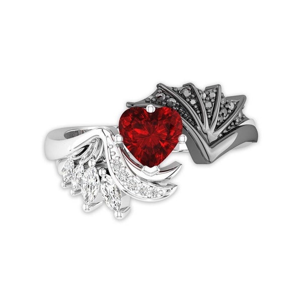 Wing Wedding Ring - Etsy