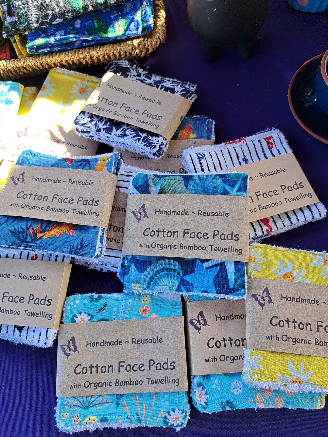 Reusable Face Wipes / Makeup Remover Pads 100% Cotton With - Etsy